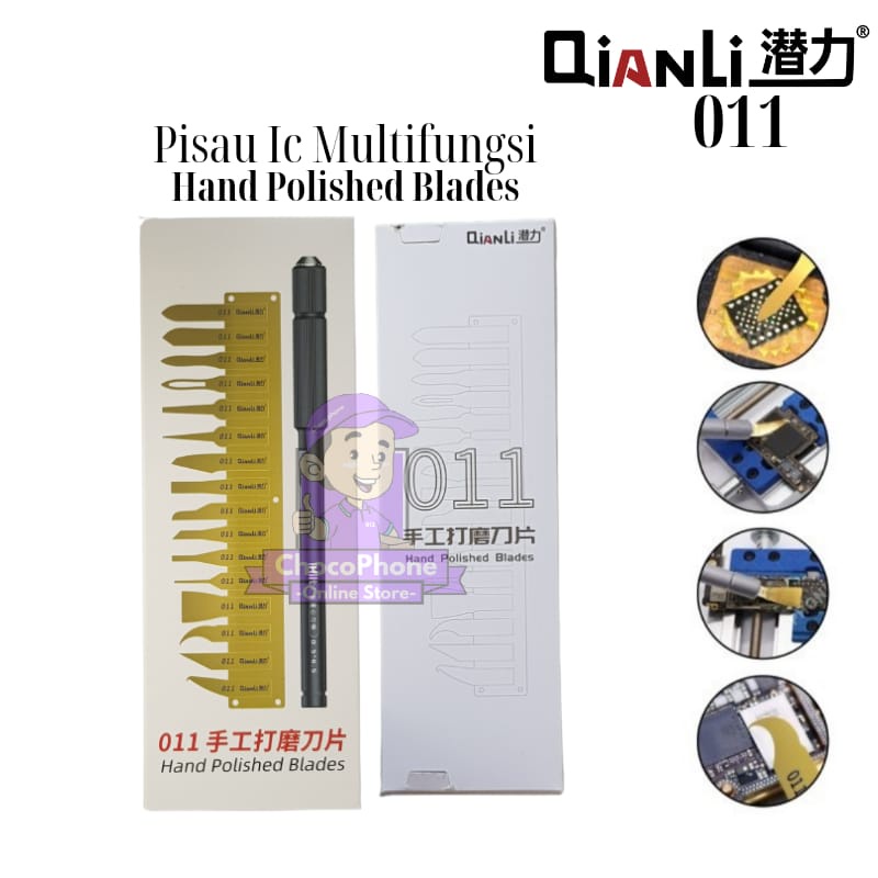 Jual PISAU IC MULTIFUNGSI QIANLI 011 HAND POLISHED BLADES WITH HANDLE ...
