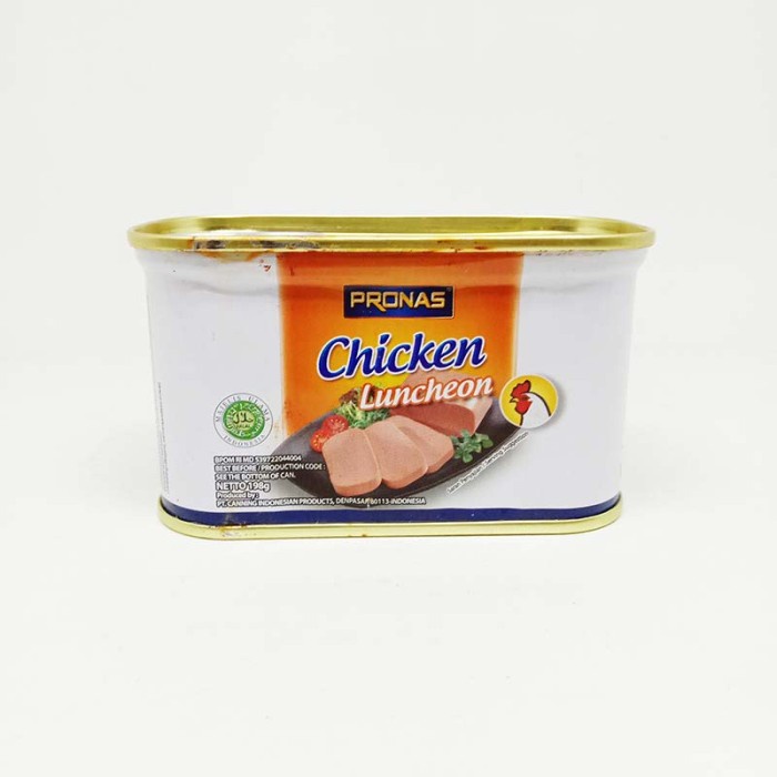Jual Pronas Chicken Luncheon Daging Ayam 198GR Kemasan Kaleng | Shopee ...