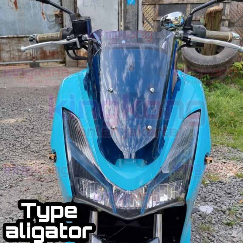 Jual Windshield lexi Thailand TDR mini V2 . Visor lexi TDR mini tebal ...