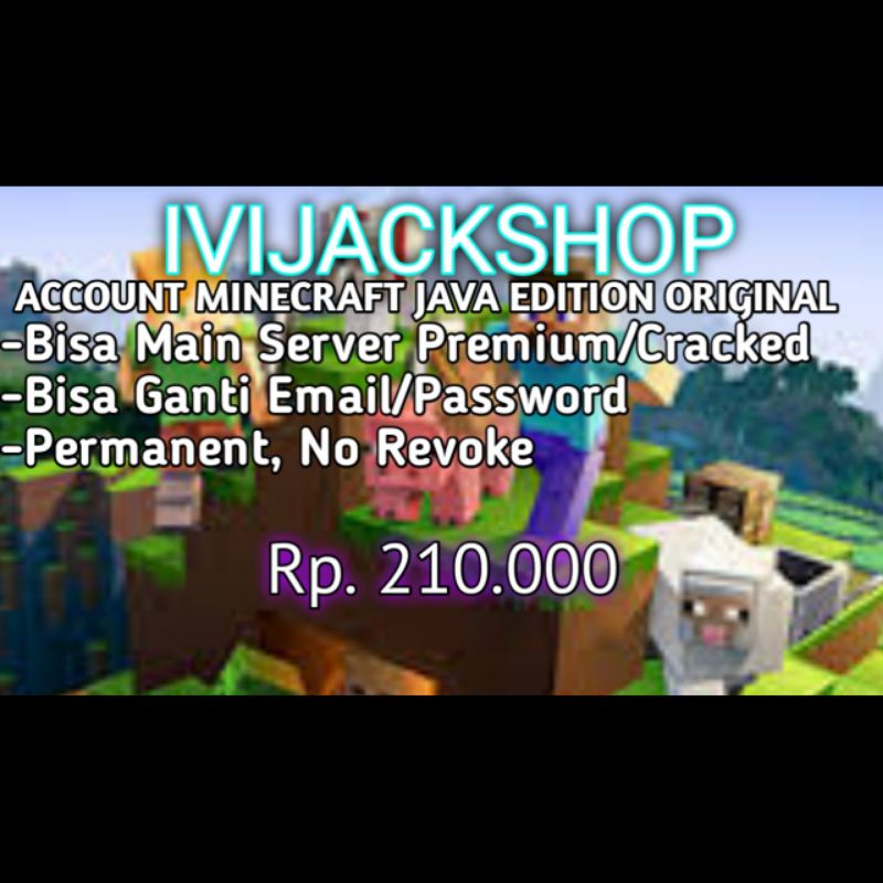 Jual MINECRAFT JAVA EDITION & BEDROCK ORIGINAL PC | Shopee Indonesia
