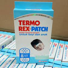 Jual Termorex Patch Plester Kompres per BOX isi 6 Lembar - Untuk Bayi ...