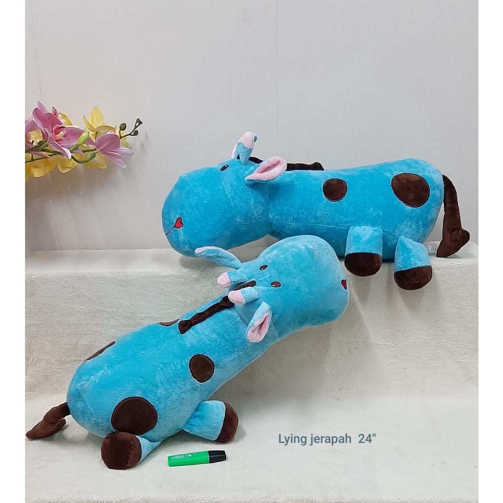 Jual Guling Jerapah Lying 55cm/Boneka Giraffe/Animal Boneka Jumbo ...