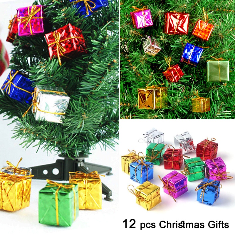 Jual Hiasan Kotak Kado Aksesoris Dekorasi Pohon Natal / Christmas Tree ...