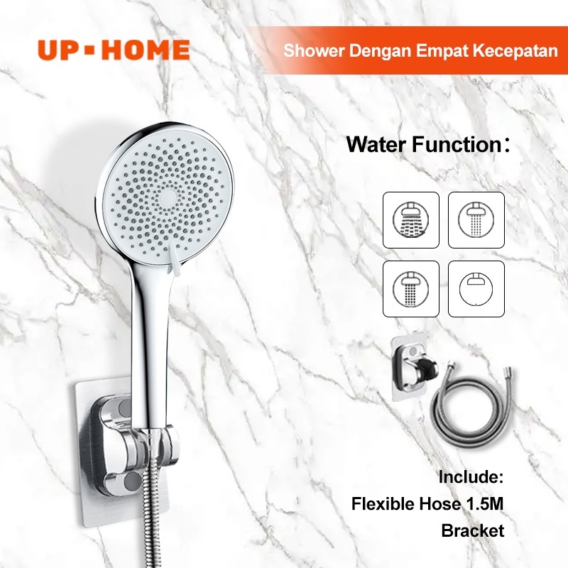 Jual UPHOME Hand Shower Kamar Mandi Paket 12cm 240 Lubang Panel Shower ...