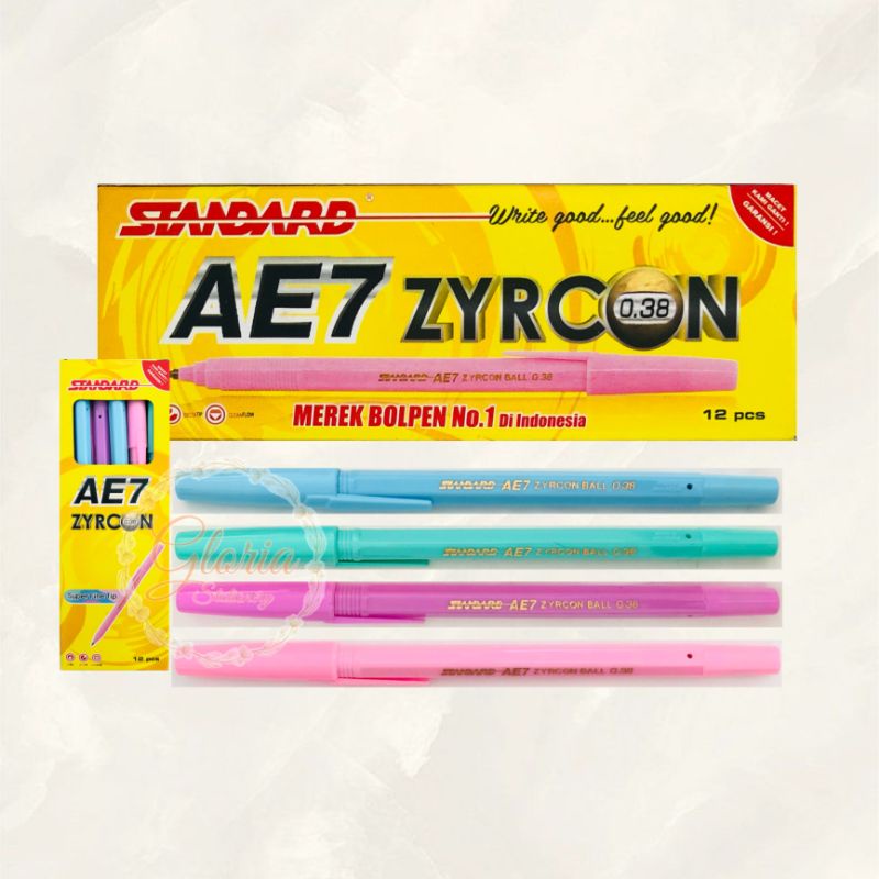 Jual Ae7 zycron/ Pen standard Ae7 Zycron/ Pulpen Standard Ae7 Zycron ...