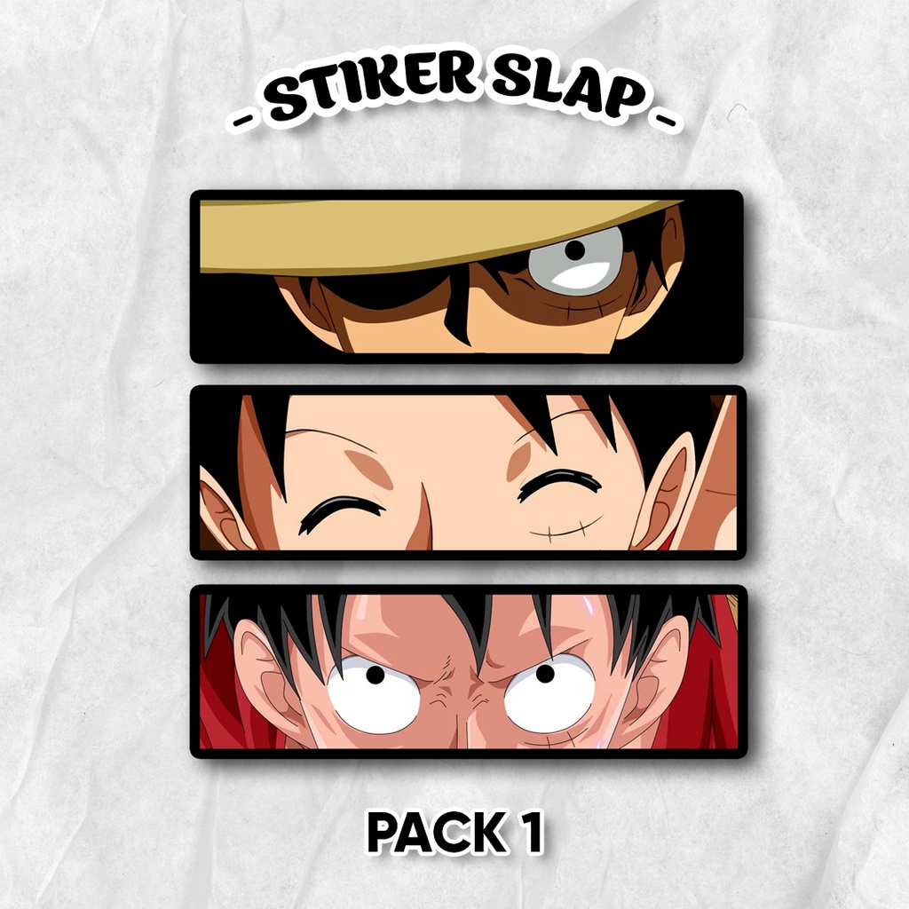 Jual Stiker Slap Luffy One Piece / Sticker Slap / Sticker Anime ...