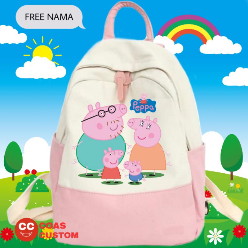 Jual TAS RANSEL PEPPA PIG TAS ANAK SEKOLAH | Shopee Indonesia