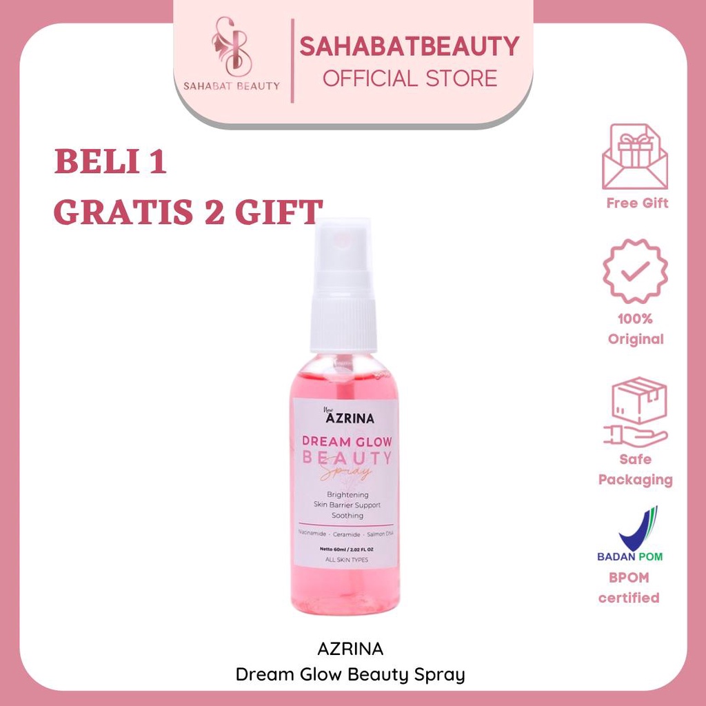 Jual Azrina Dream Glow Beauty Spray | Shopee Indonesia