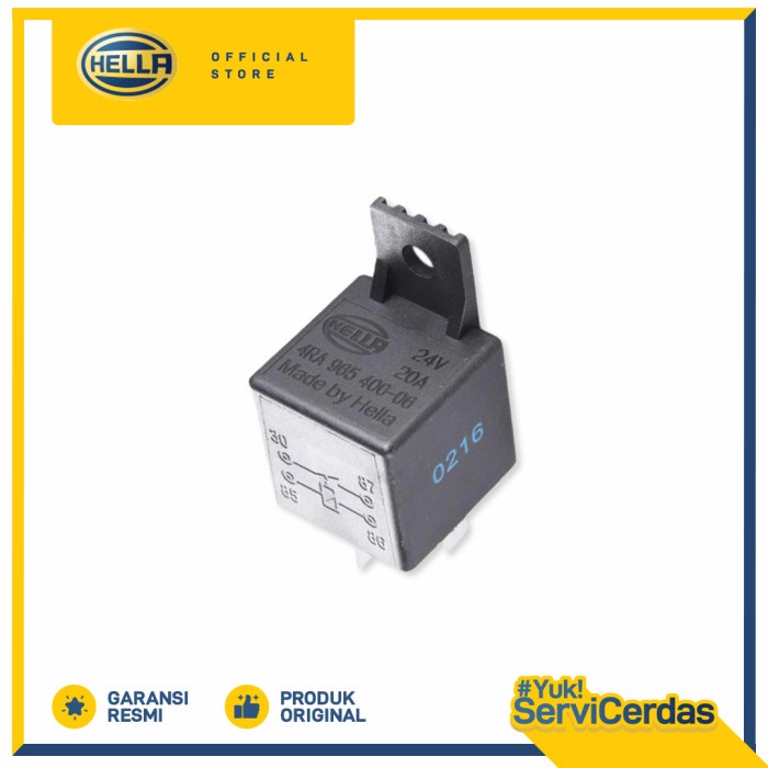 Jual HELLA - Relay 24V (4 Kaki) | Shopee Indonesia