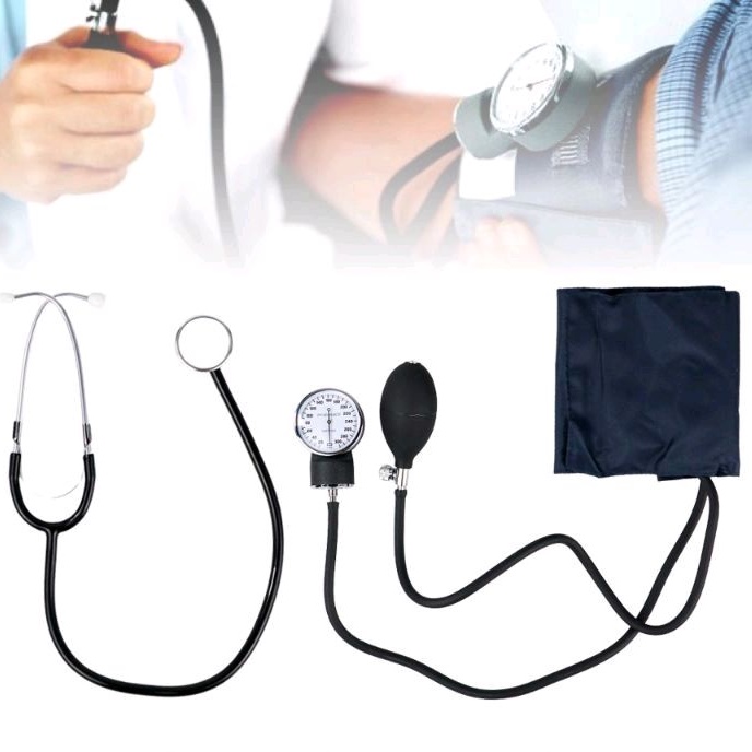 Jual ANEROID Sphygmomanometer Set Stetoskop / Pengukur Tekanan Darah ...