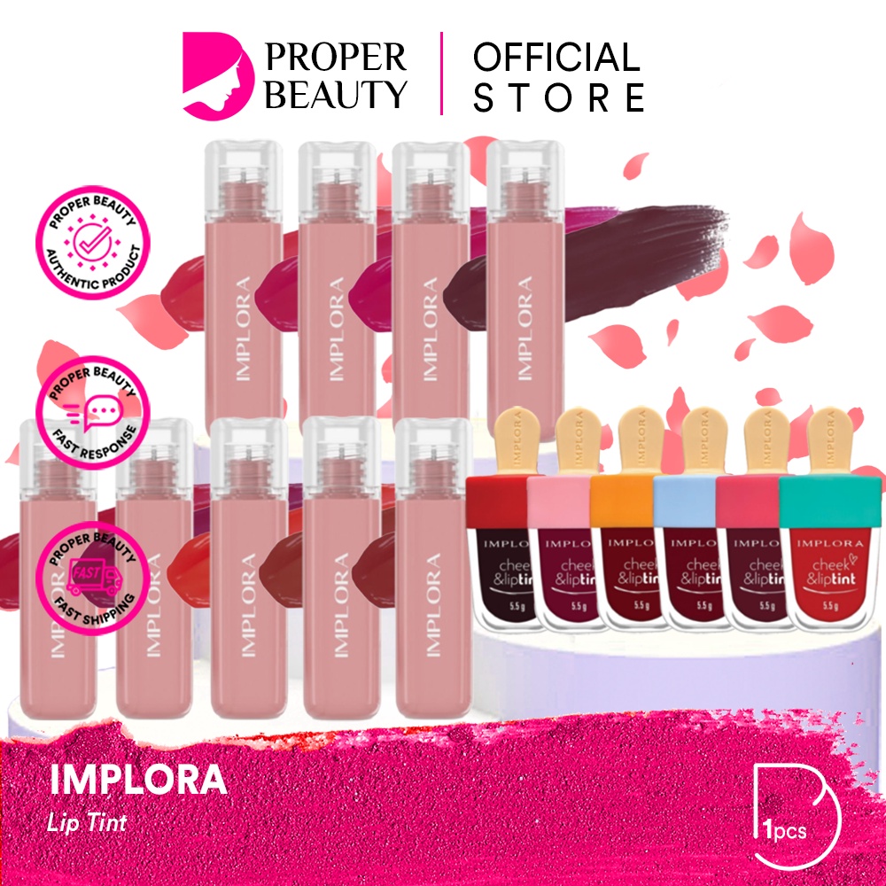 Jual IMPLORA Lip Tint Indonesia / Cheek & Liptint / Jelly Tint ...