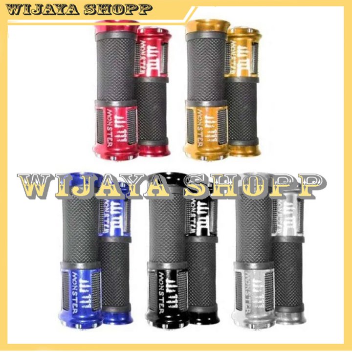 Jual Grip Model Monster Jalu Pendek - Hand Grips Cover Karet Gas Anti ...