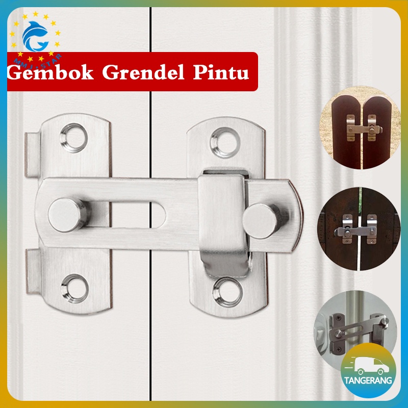 Jual 【3-4inch】Cantolan Gembok Grendel Pintu/Grendel Slot Pintu/Gembok ...