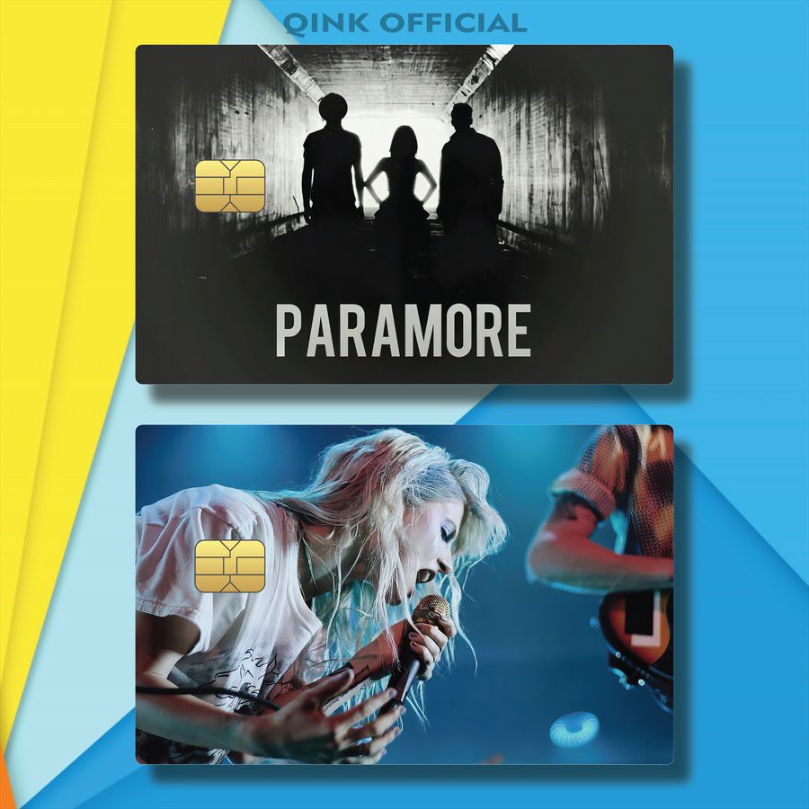 Jual 21-35 STICKER CARD LOGO BAND PARAMORE WQETT/A3SWJ/ SKIN FLAZZ FOTO ...