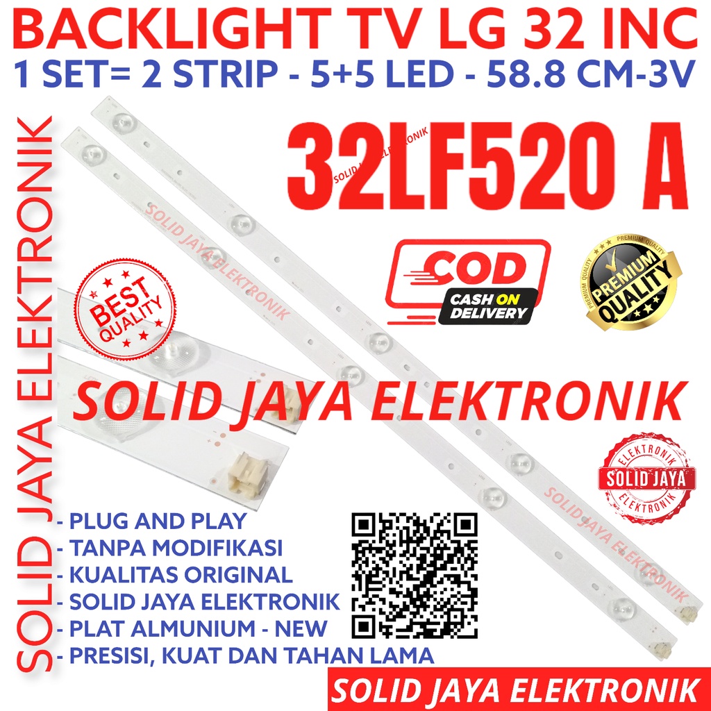Jual BACKLIGHT TV LED LG 32 INC 32LF520 32LF520A A 32LF LAMPU BL 5K 5K 3V LAMPU BL LED 32LF 520 ...