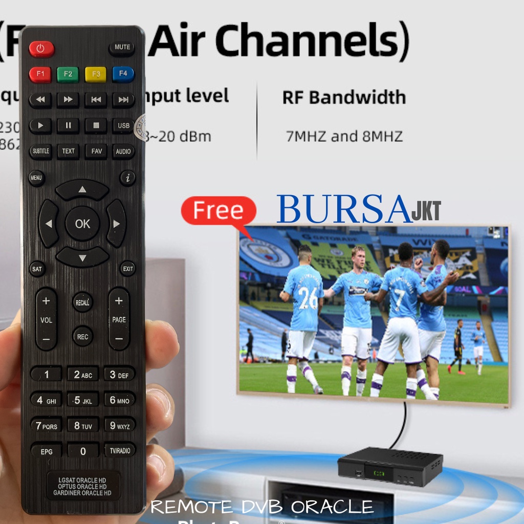 Jual REMOTE ORACLE GARDINER G-88HD OPTUS LGSAT VISAT HD RECEIVER ...