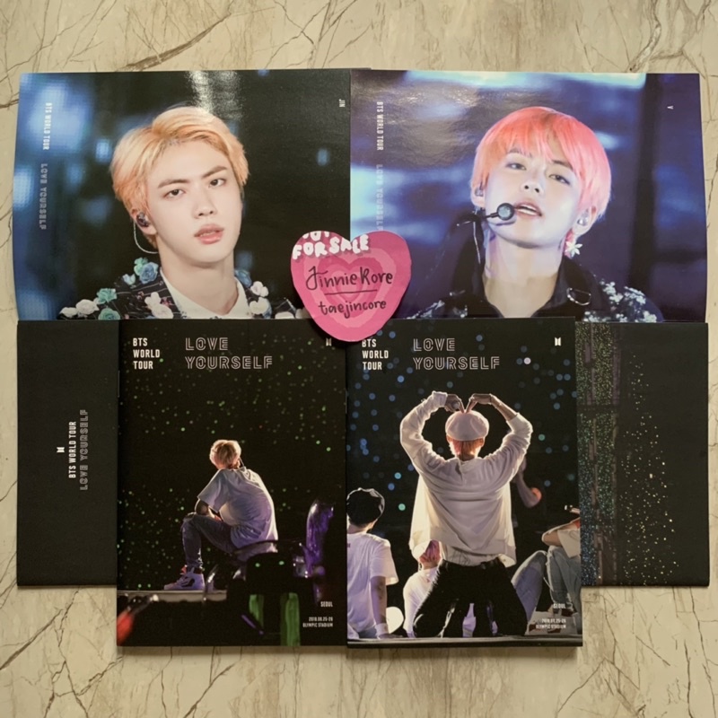 Jual BTS LOVE YOURSELF IN SEOUL DVD OFFICIAL FOLDED POSTER JIN V LYS WORLD TOUR CONCERT BLURAY ...