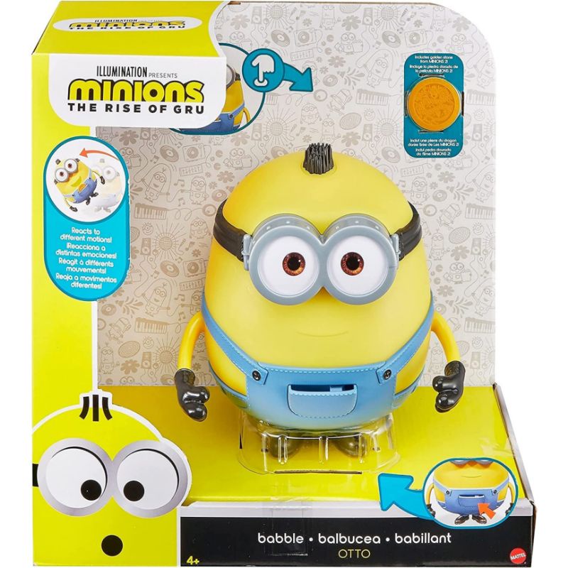 Jual Mainan Minion babble otto large interactive toy the rise of gru ...