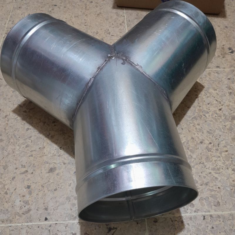 Jual konektor Y 10 in sambungan flexible ducting Yee 10" | Shopee Indonesia