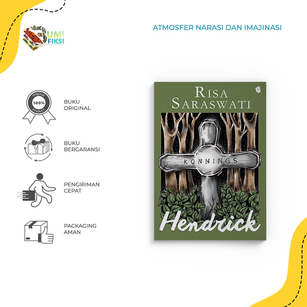 Jual Buku Bacaan Novel | Hendrick by Risa Saraswati - BUMIFIKSI | Shopee Indonesia