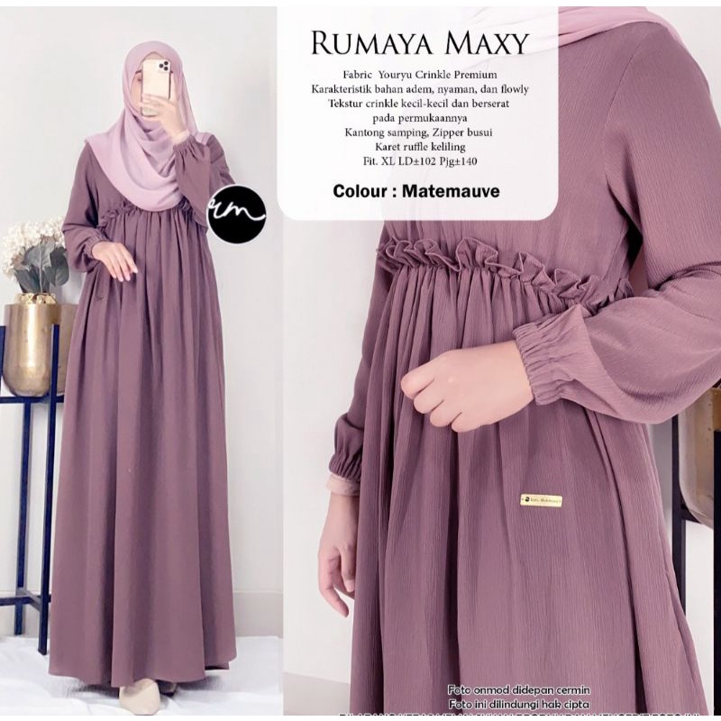 Jual RATU MULABEES RUMAYA MAXY || GAMIS PREMIUM CRINKLE PREMIUM ORI ...