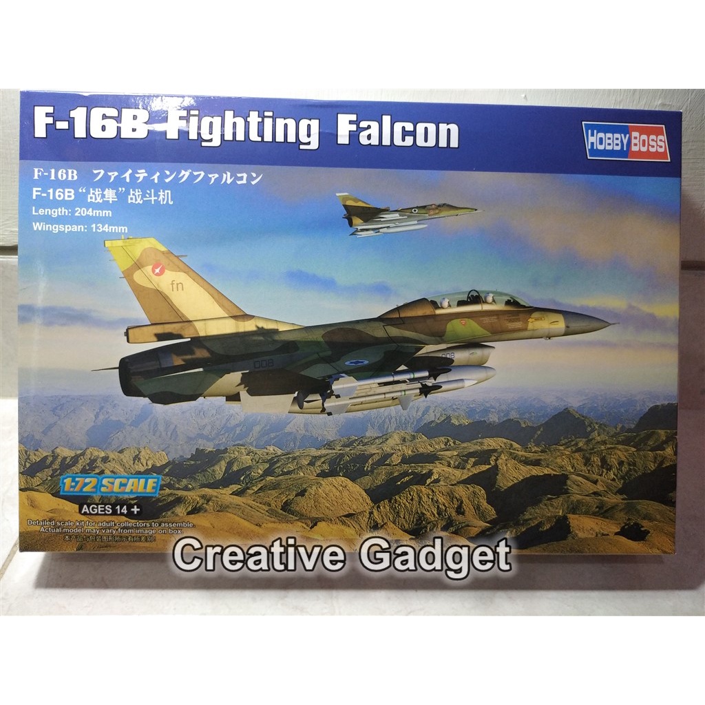Jual Israeli F-16B Netz - 2 Seat F16 Hawk Fighting Falcon - Model Kit ...