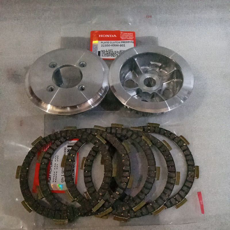 Jual rumah kopling kaki 4+lawan + kampas kopling Honda Verza ,CBR rza150 | Shopee Indonesia