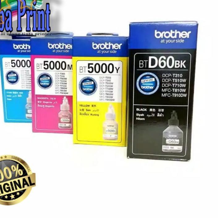 Jual Terbaik Tinta brother Original BTD60BK black dan BT5000 color DCP ...
