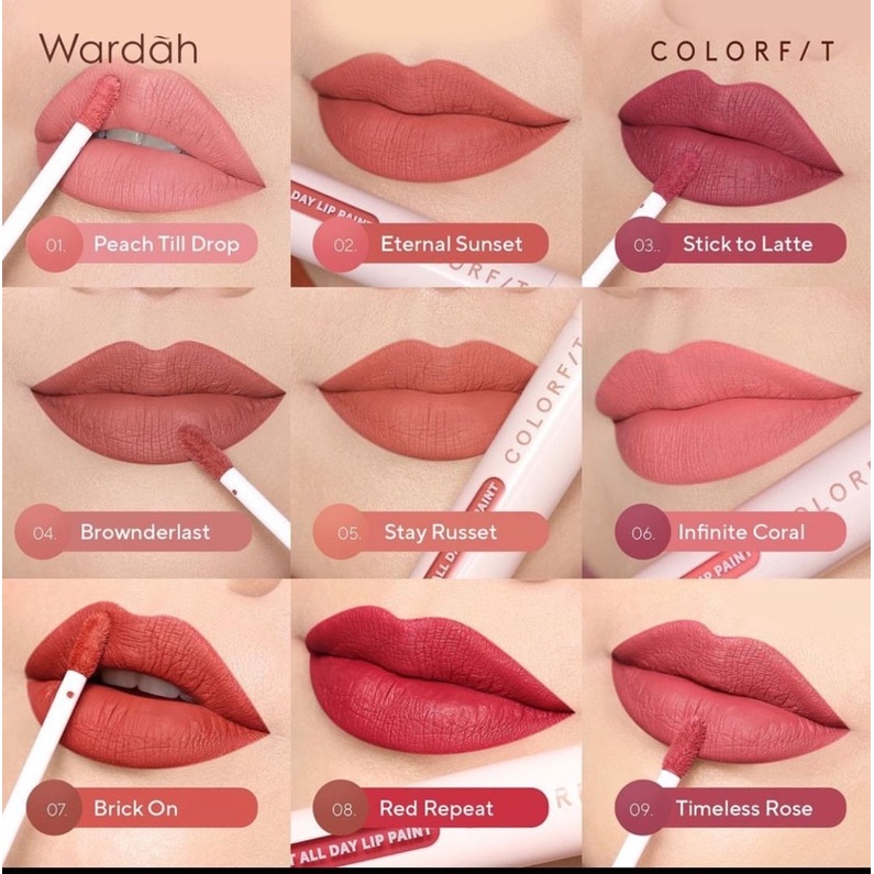 Jual Wardah Colorfit Last All Day Lip Paint | Shopee Indonesia