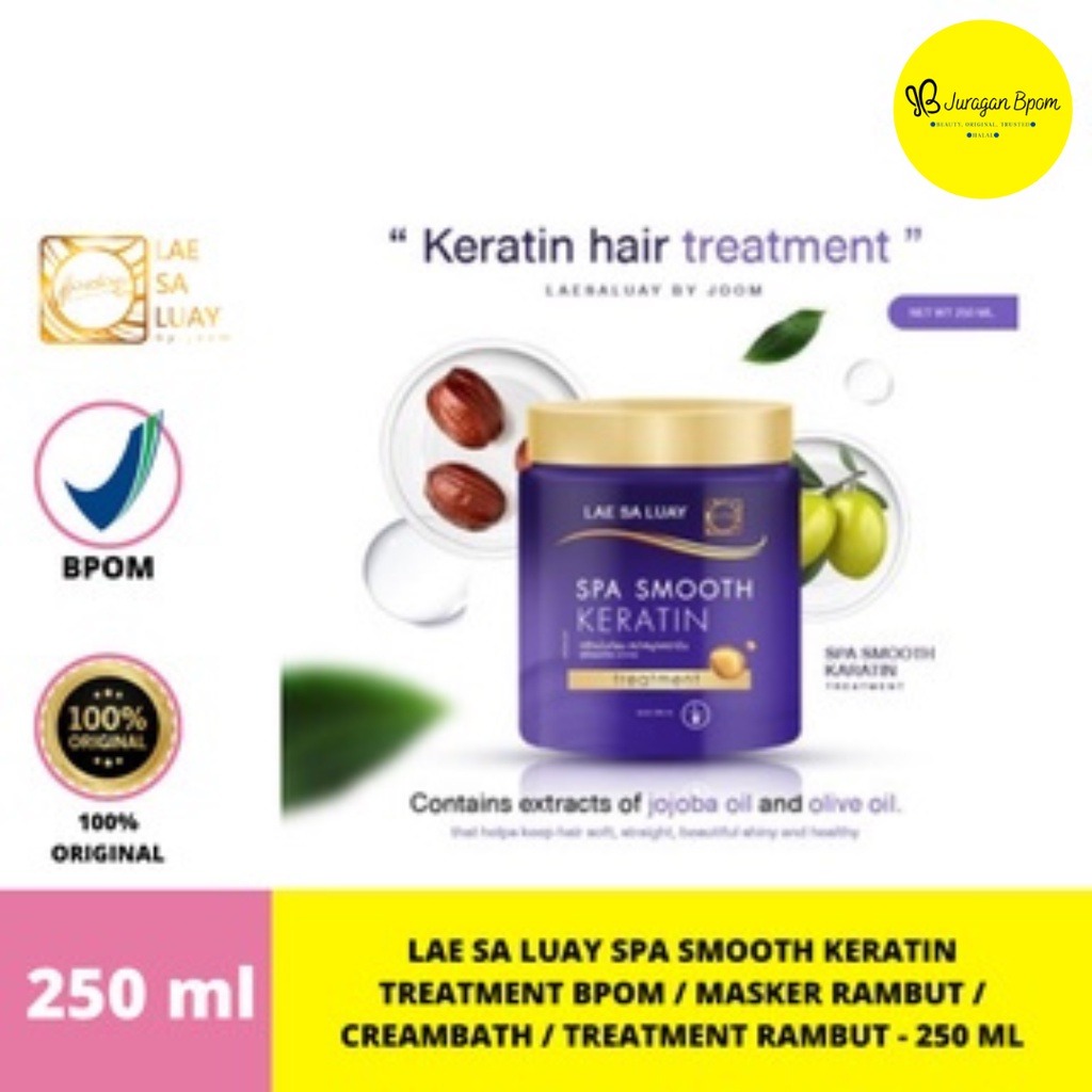 Jual LAE SA LUAY Spa Smooth Keratin Treatment Bpom / Masker Rambut ...