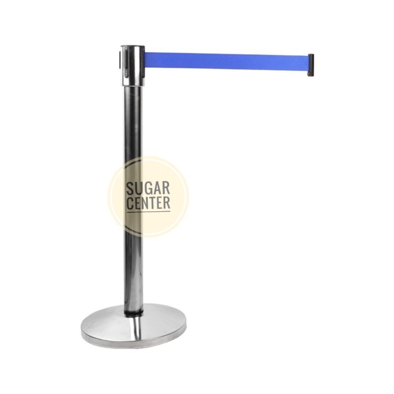 Jual Krisbow Tiang Pembatas Antrian Tali Biru/Merah 3 Meter/Tiang ...