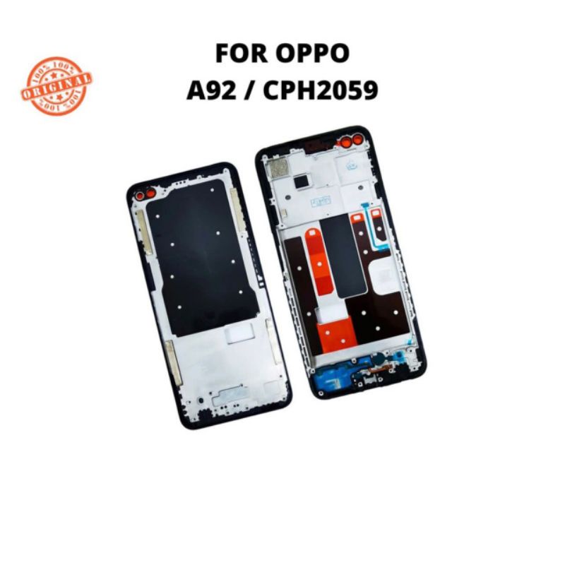 Jual FRAME TULANG OPPO A92 2020 CPH2059 ORIGINAL DUDUKAN TENGAH TULANG ...