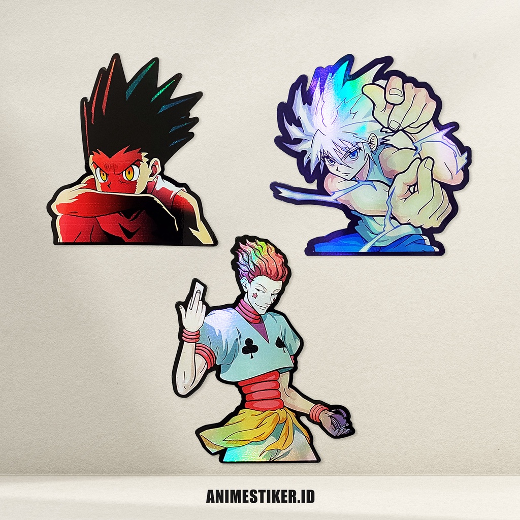 Jual stiker sticker hologram anime HunterxHunter stiker anime stiker ... Jual stiker sticker hologram anime HunterxHunter stiker anime stiker ...