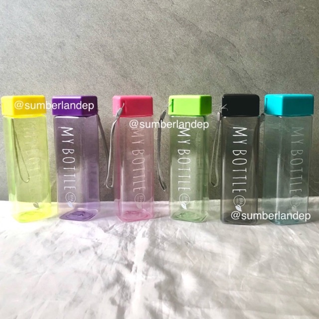 Jual My Bottle Kotak Botol Minum Kotak Botol Bening | Shopee Indonesia