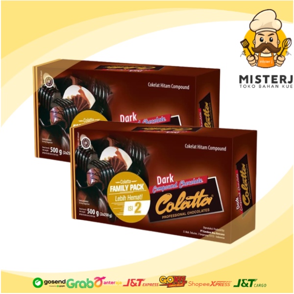 Jual Colatta Dark Compound 500gr | Family Pack isi 2 Pcs x 250gr ...