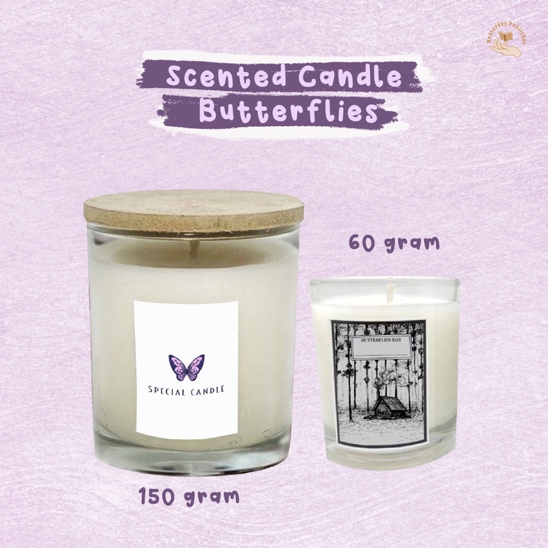 Jual Scented Candle BUTTERFLIES (AMARABEL) | Shopee Indonesia