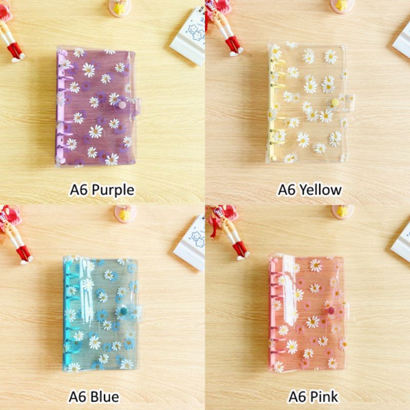 Jual BINDER BUDGETING MOTIF DAISY / BINDER A6 DAISY ( FREE SAMPUL DEPAN ...