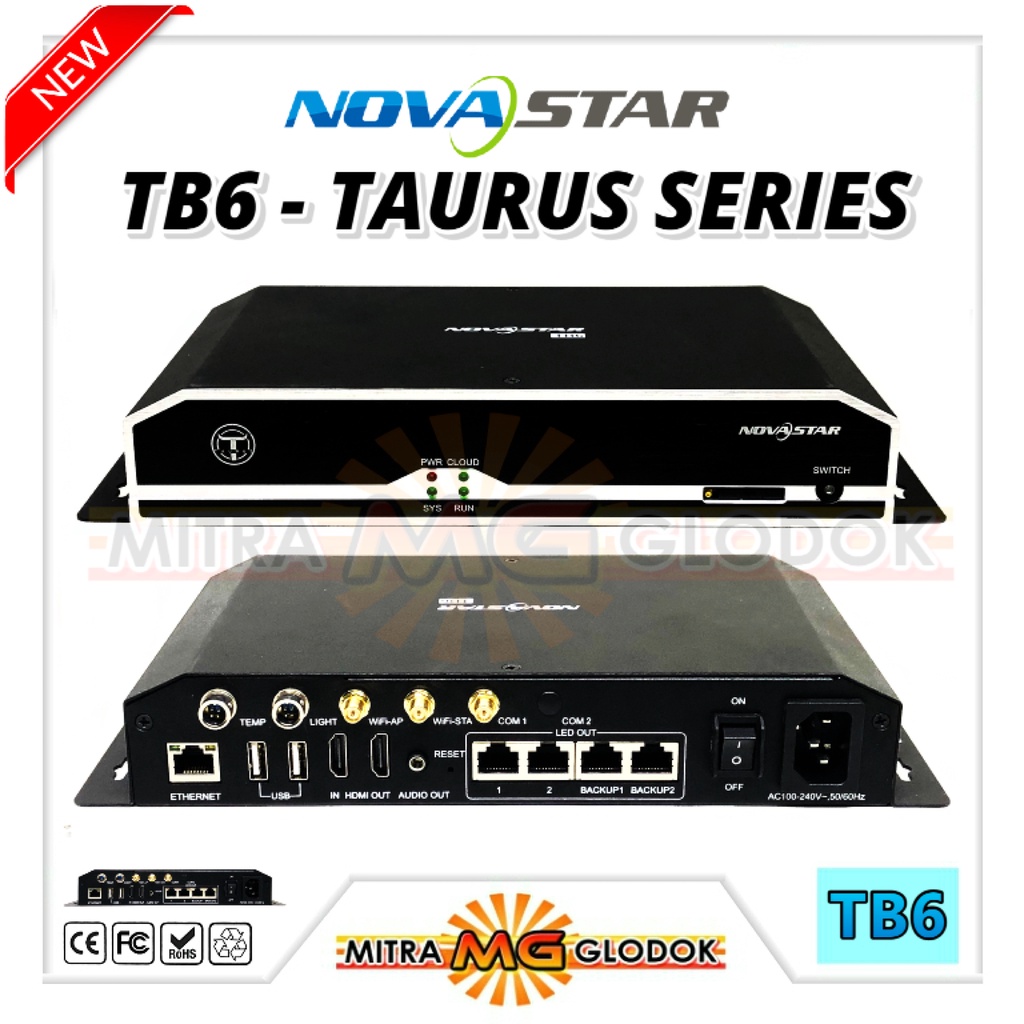 Jual NOVASTAR TB6 TAURUS SERIES WIFI LED VIDEO PROCESSOR PROSESOR ...