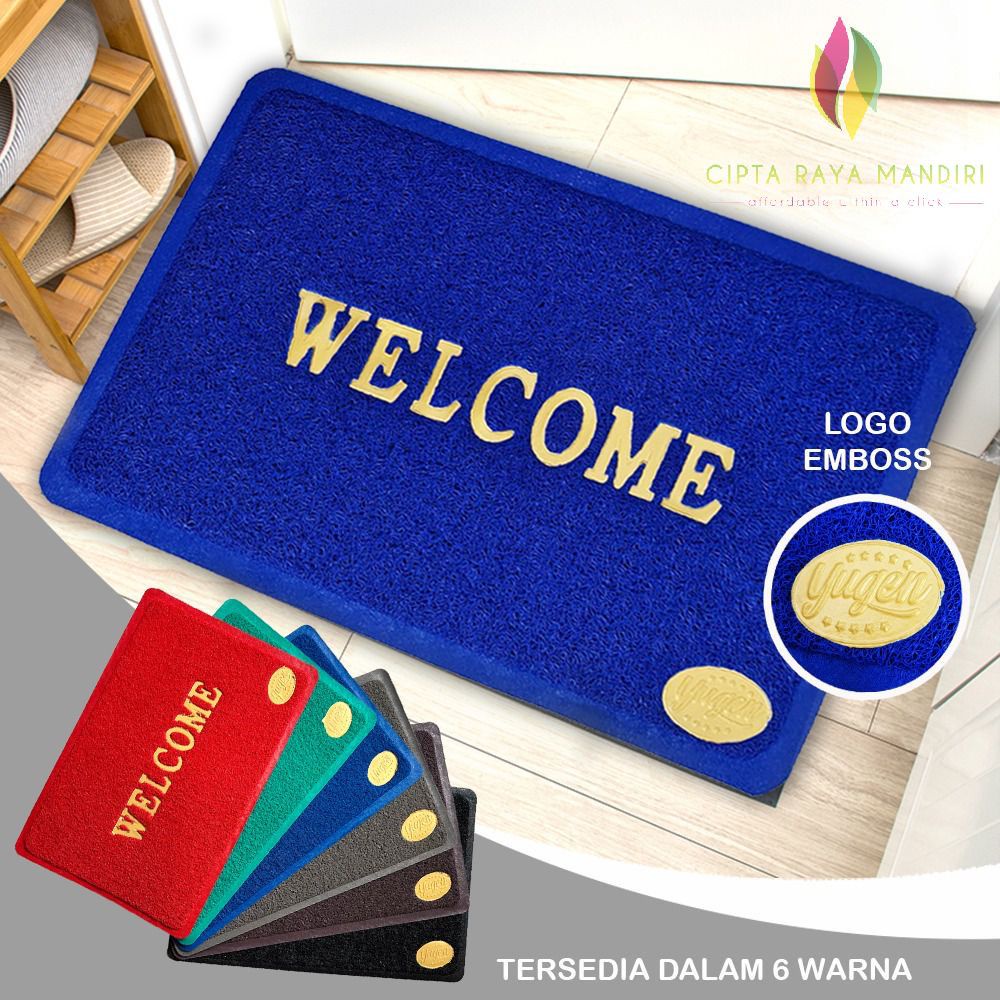 Jual KESET WELCOME PREMIUM 40x60cm / Keset Bihun ANTISLIP | Shopee ...