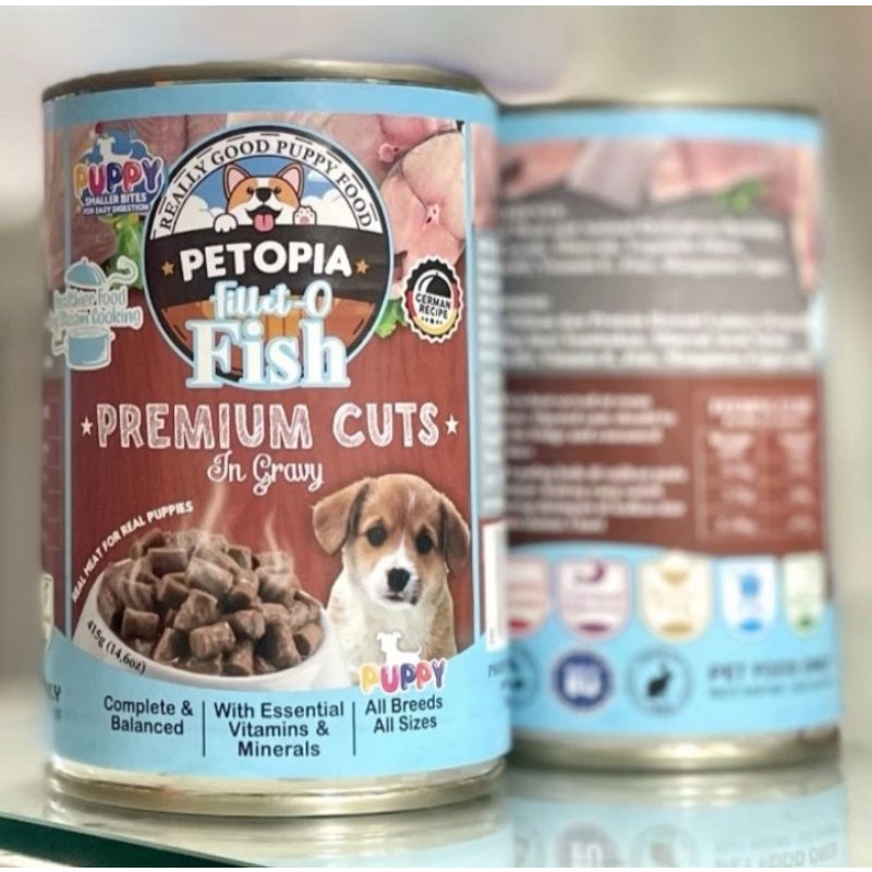 Jual Petopia Premium Cuts Puppy Gravy fish fillet 415gr | Shopee Indonesia