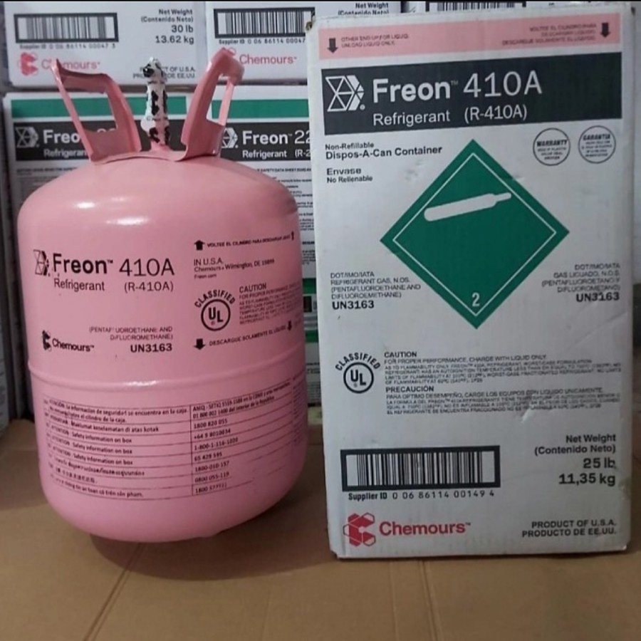 Jual FREON R410A ORIGINAL USA 11.3KG | Shopee Indonesia