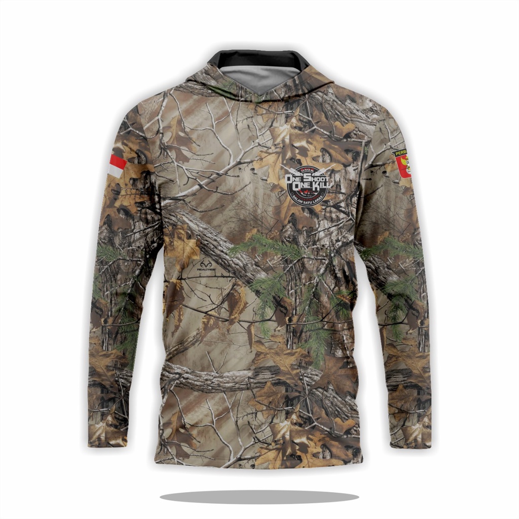 Jual Baju Camo Hoodie Perbakin Pakaian Kamuflase Jersey Berburu Paser ...