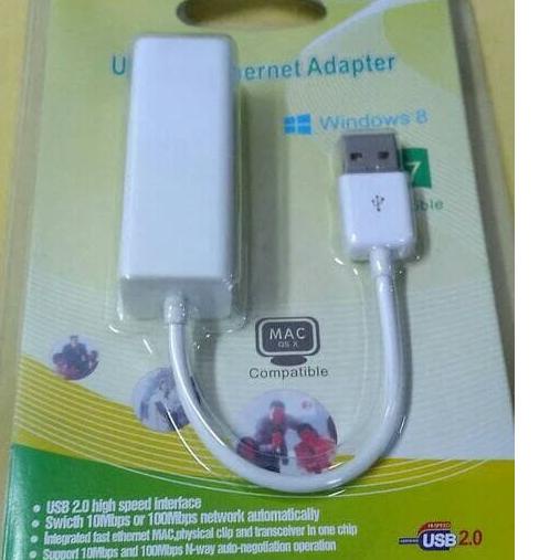 Jual Kabel Converter Adapter USB 2.0 Male To Ethernet LAN UTP RJ45 ...