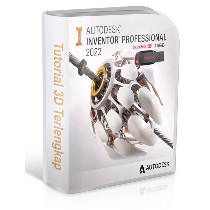 Jual Flashdisk Video Tutorial Mastering Autodesk Inventor 2022 Series ...