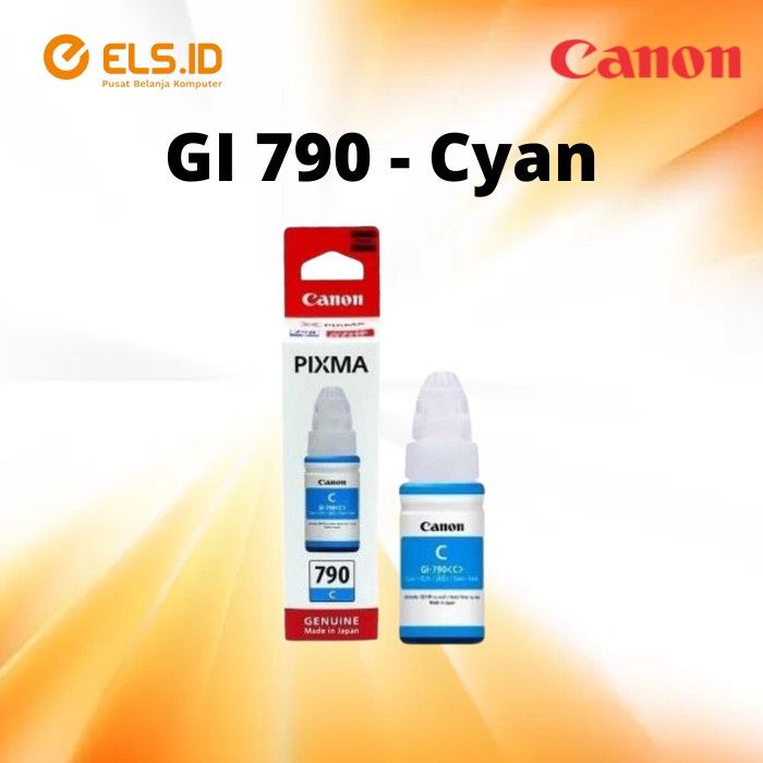 Jual Tinta Canon Gi-790 Cyan (70ml) | Shopee Indonesia