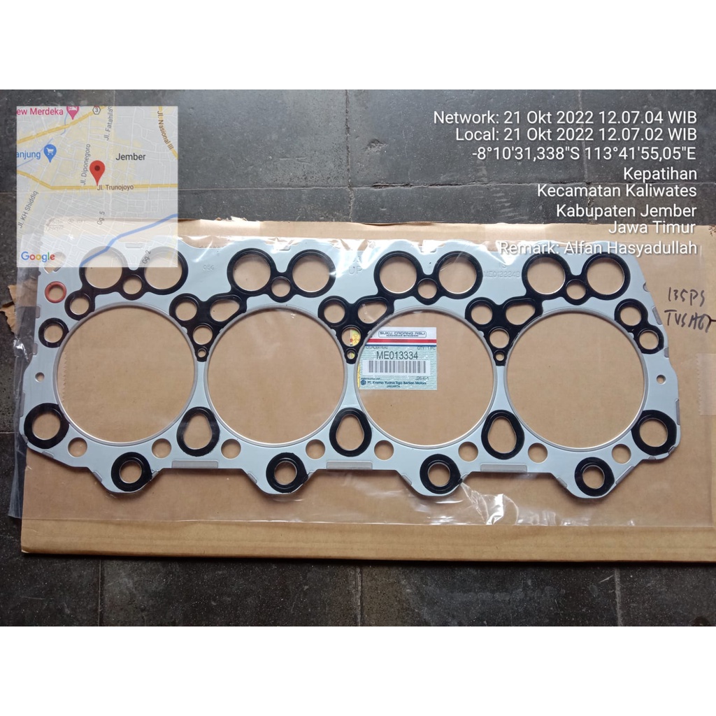 Jual Pak Silinder Kop/ Packing Gasket Cylinder Head Colt Diesel 135PS (Besi) merk Taiwan (Cap ...