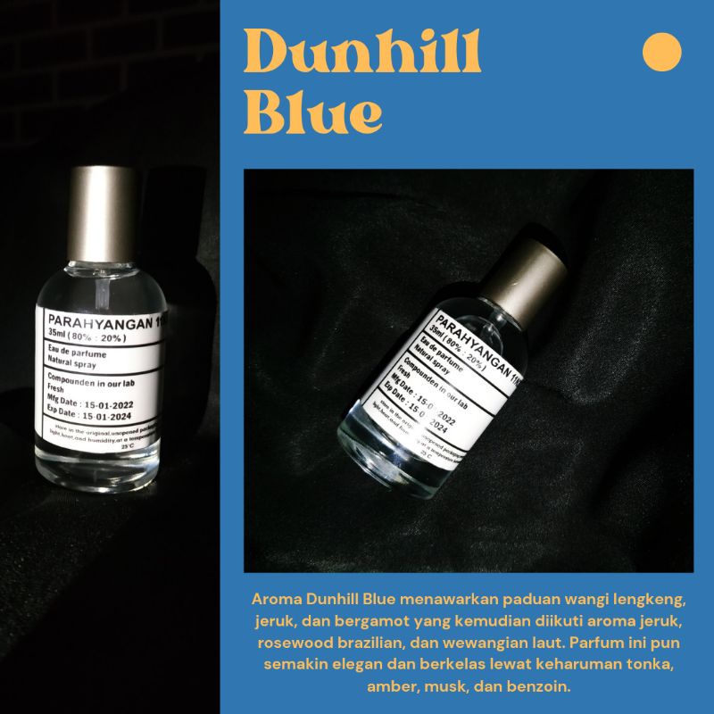 Jual Dunhill Blue Parfum Laki-laki Parfum Pria Parfum Cowok Recommended ...