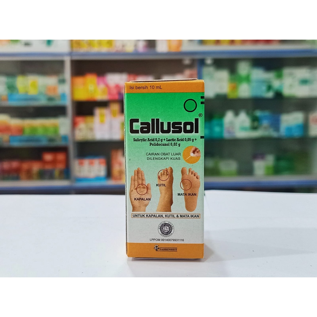Jual Callusol 𝟏𝟎𝐌𝐋 - Mengatasi Kurap, Kudis, Kutil, Kapalan dan Mata ...