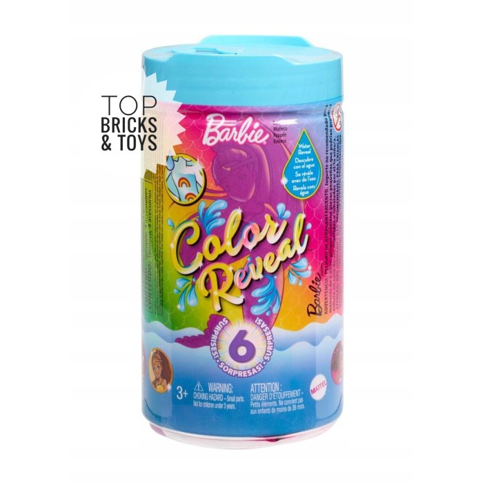 Jual MATTEL, BARBIE COLOR REVEAL CHELSEA RAINBOW MERMAID SERIES (HCC75 ...