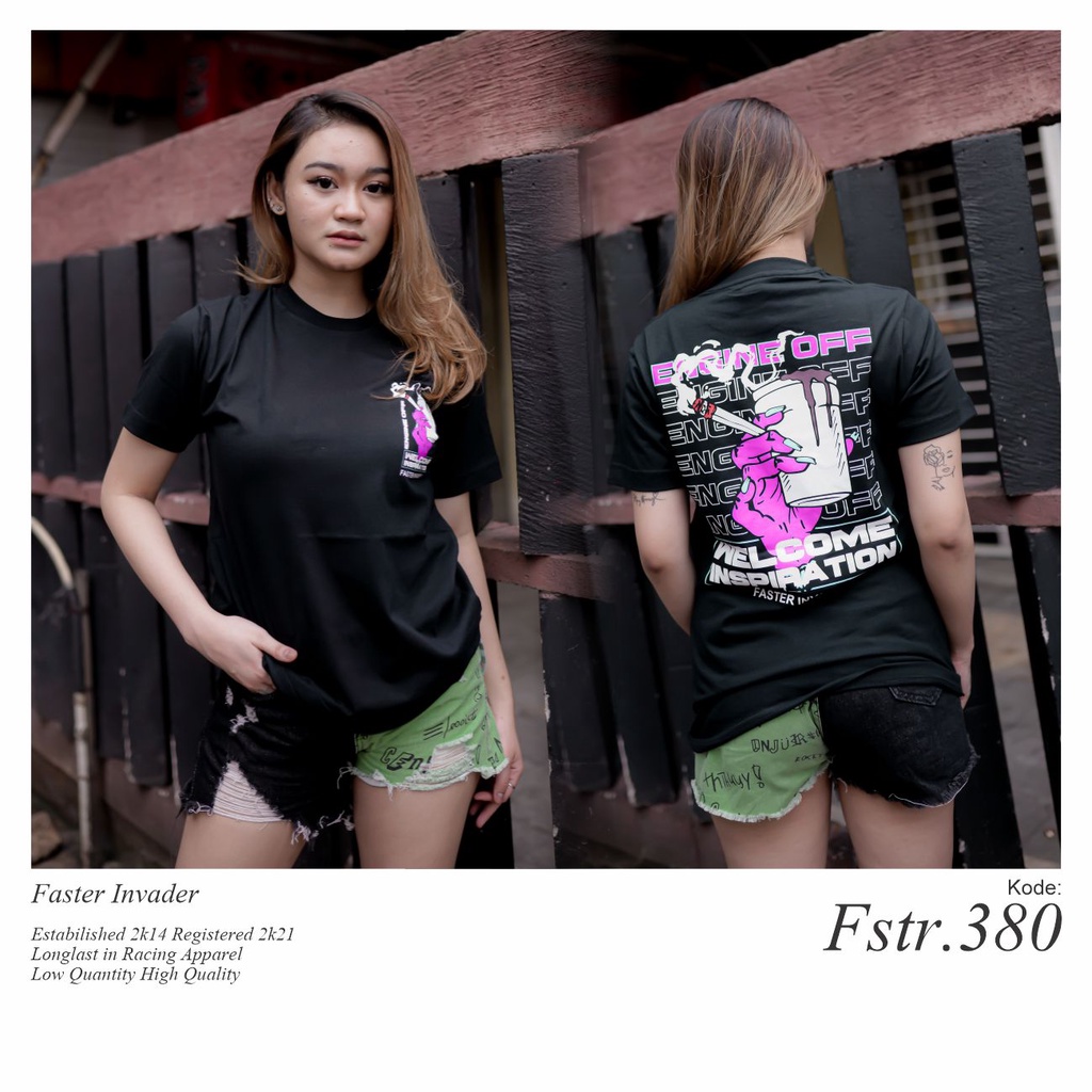 Jual Kaos engine off faster invader | Shopee Indonesia